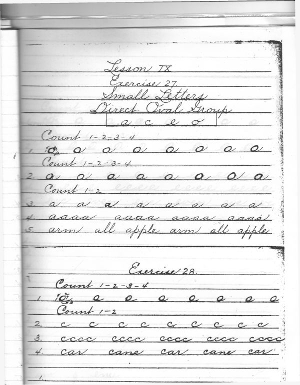 Ingilizce Cumleler: Cursive Writing