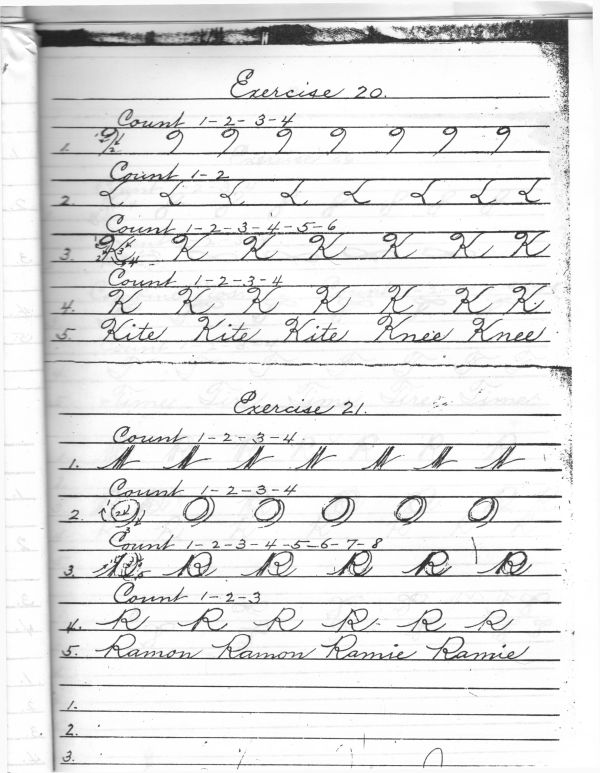 Ingilizce Cumleler: Cursive Writing