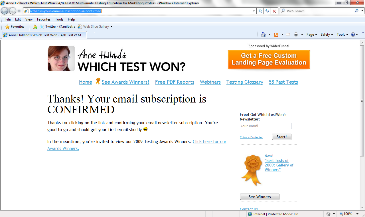 Conversion Tip: Making the Most of the Email Confirmation Thank you ...