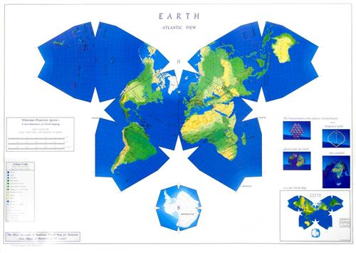 cgredan blog: Proyecciones poliédricas de mapas