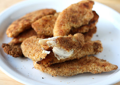 Mangio da Sola: Breaded Baked Chicken Tenders
