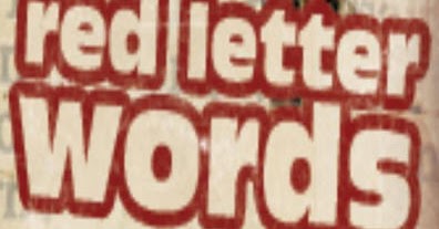 with devotion: red letters