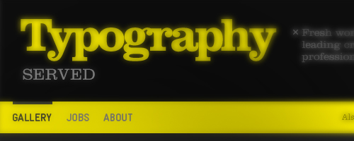 Graphic Identity: Typography Snapshots - Where to Find Inspiration