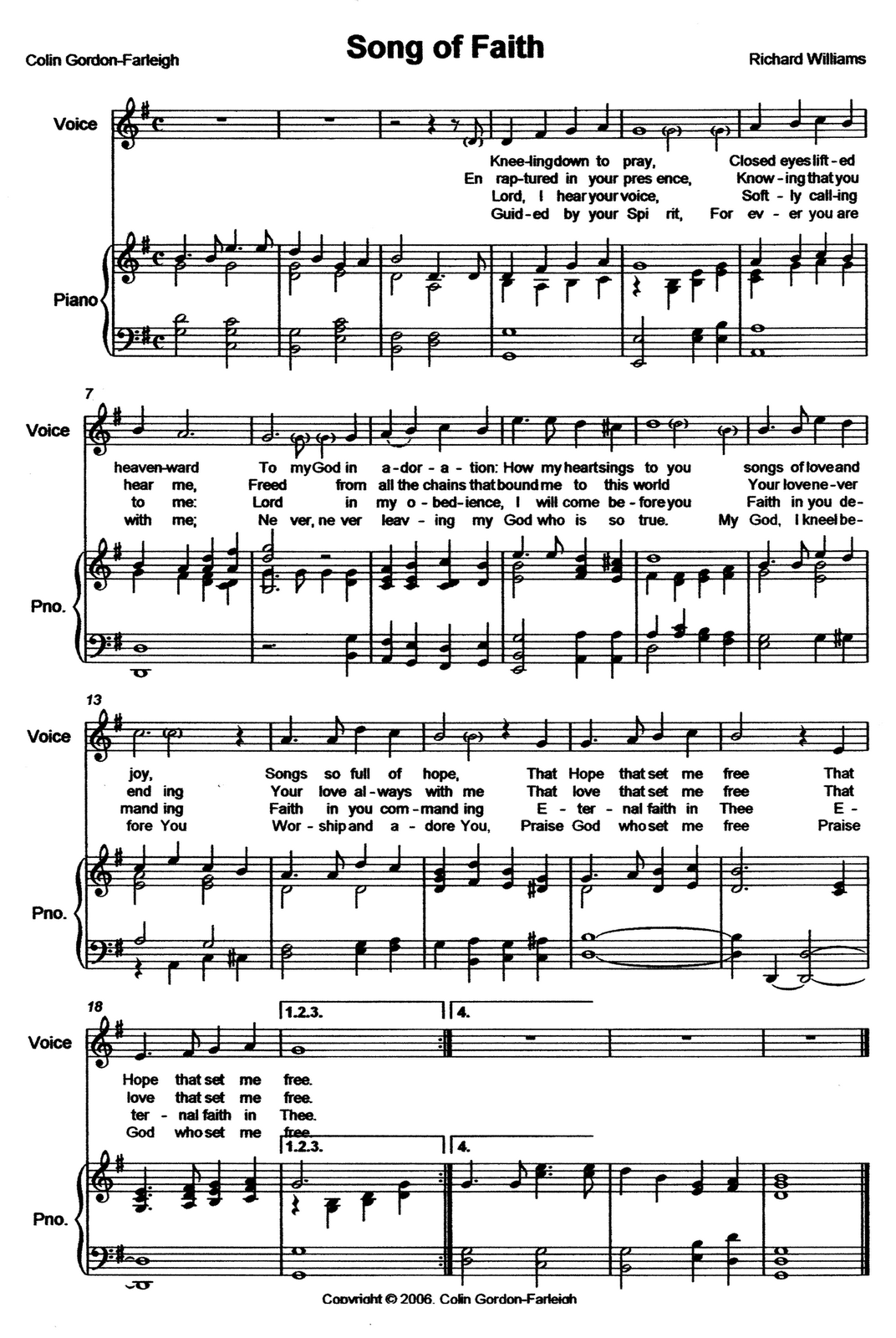 Share My Journey: New Hymn for today