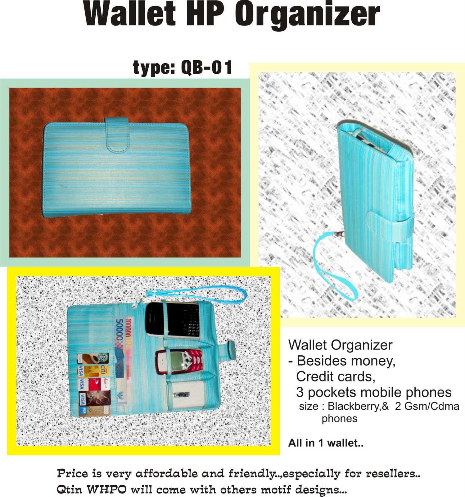 Wallet HandPhone Organizer