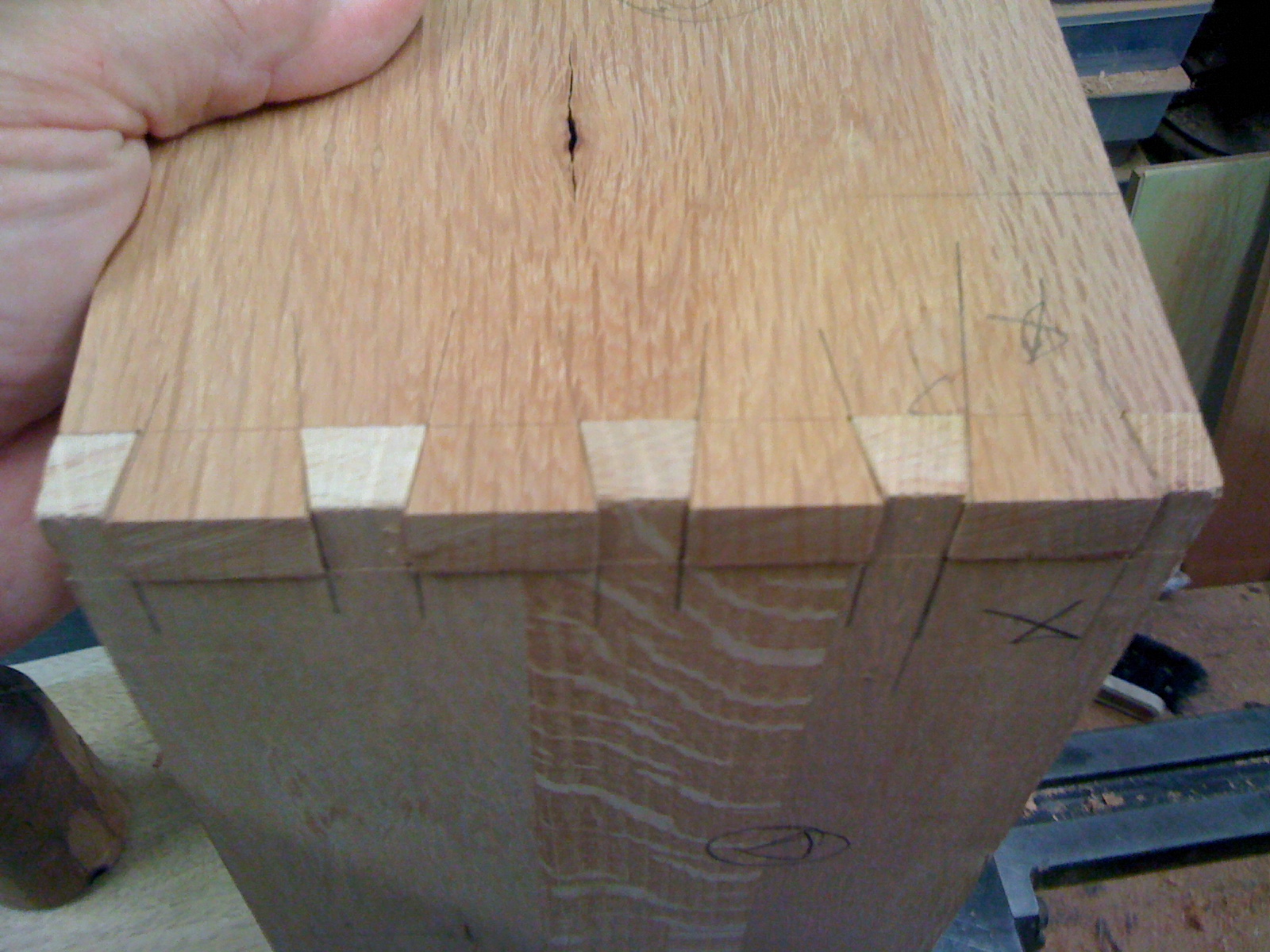The Joy of Wood: Aahh!, the wonderful dovetail joint.