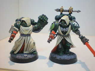 40k Showcase Miniature Painting Studio: Dark Angels Command Squad and ...