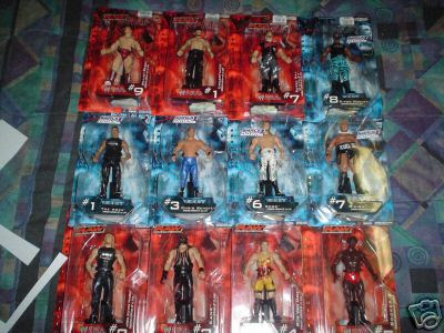 WWE COLLECTIONS: WWE WWF JAKKS WRESTLING FIGURE LOT BELTS classic hasbro