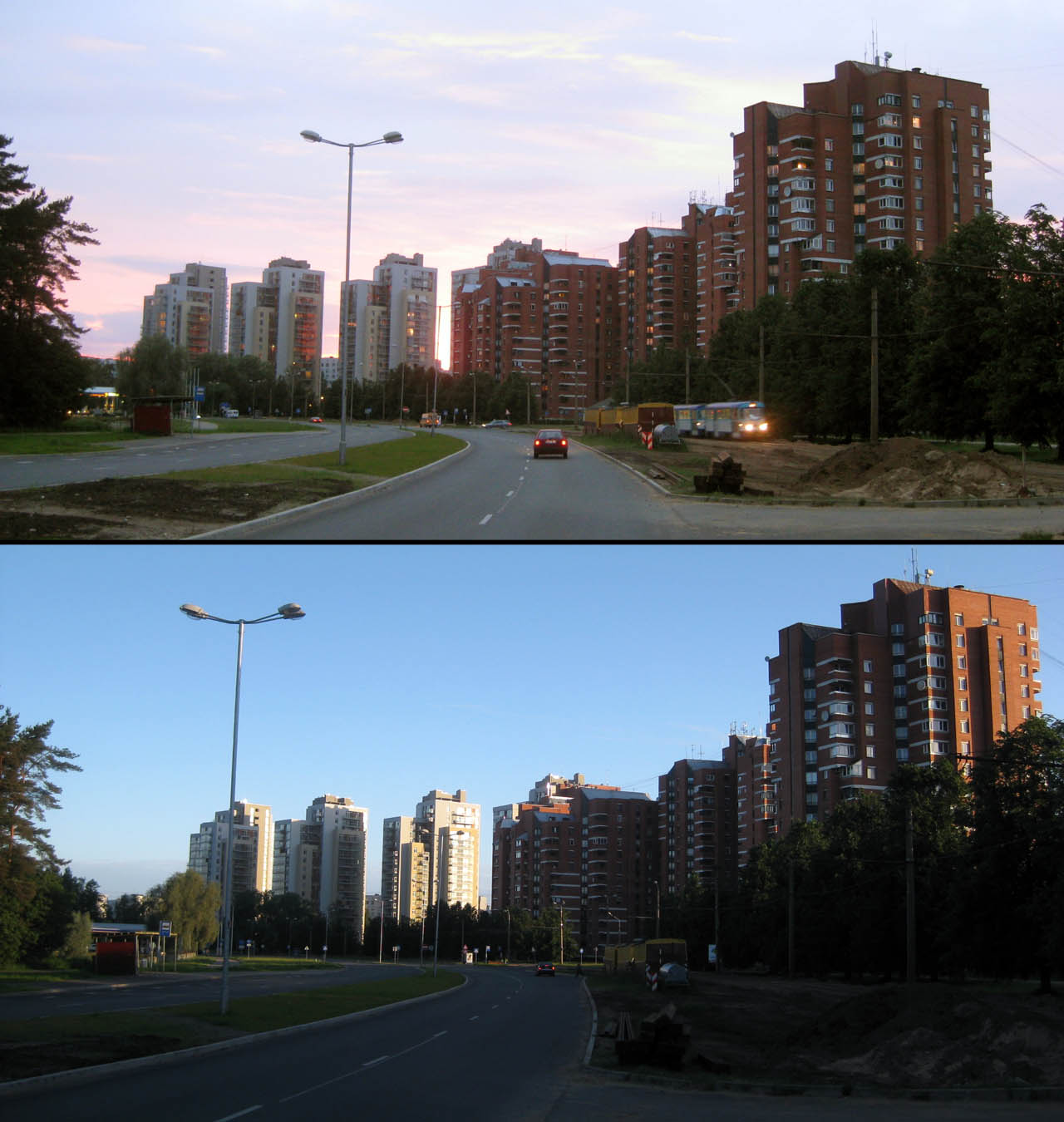 Sunset and Sunrise in Imanta - Riga Photos