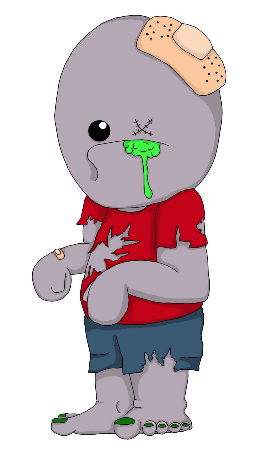 Apple Game Concept work: Bob Zombie