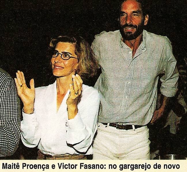 Maitê Proença: Maitê & Victor Fasano