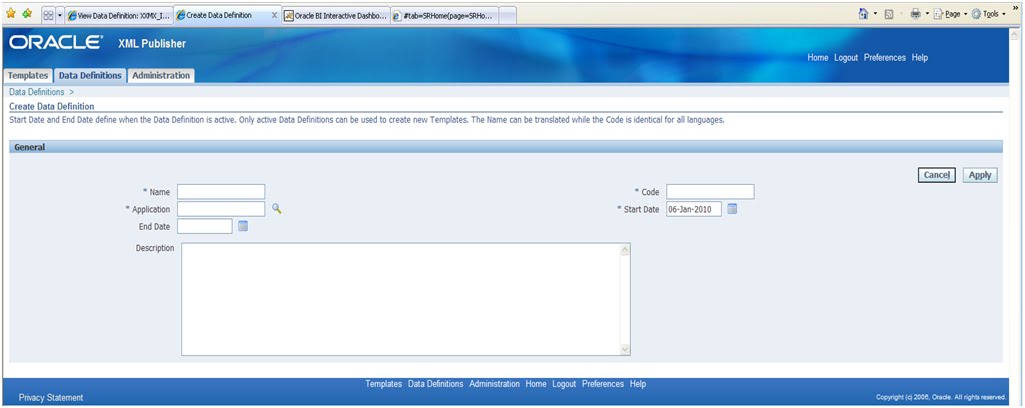 ORACLE APPS TECHNICAL: Create XML Publisher report without RDF