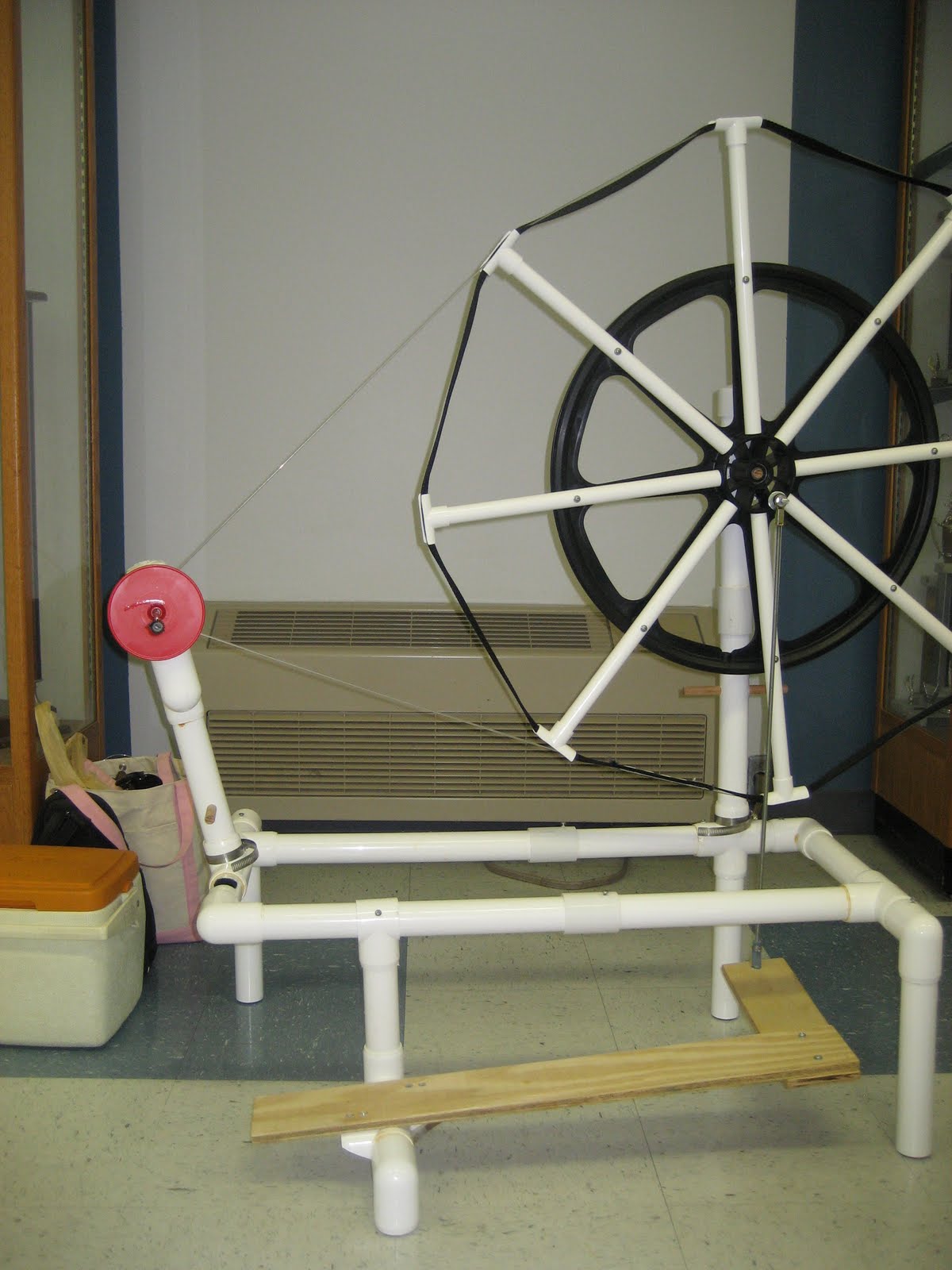 The Sojourning Spinner: PVC Spinning Wheel