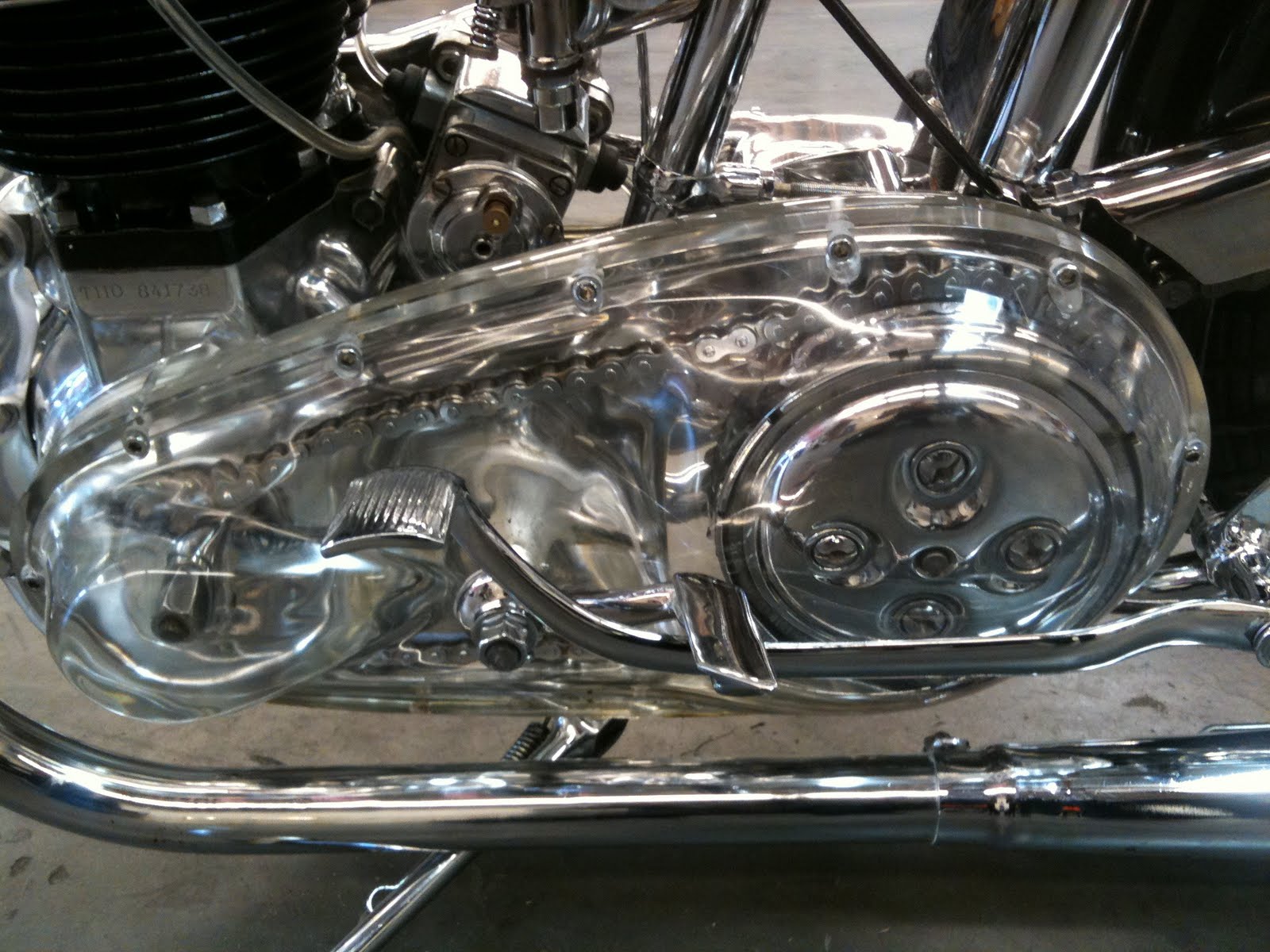 B.B.Inc motorcycles & art: Clear Primary Cover