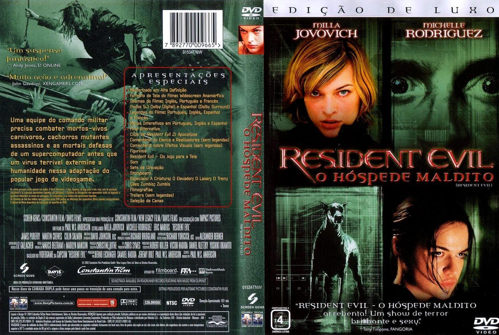 Download - Resident Evil 1 - O Hóspede Maldito - DVDR