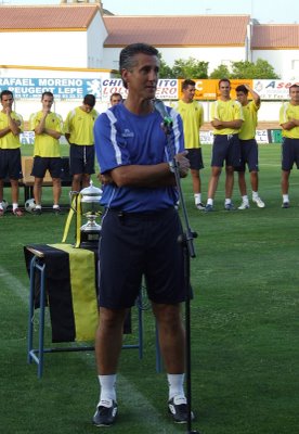 Samuel Dueñas: Felicitación al CD San Roque de Lepe