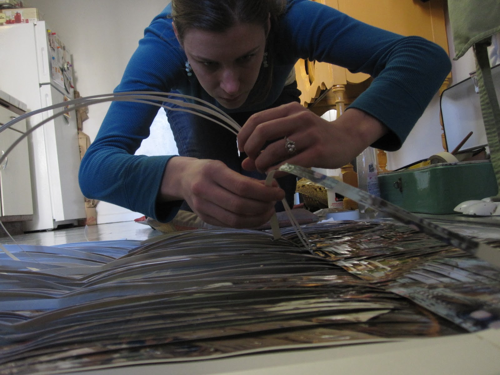 Christy Kovacs: Photographic Weaving: The Process
