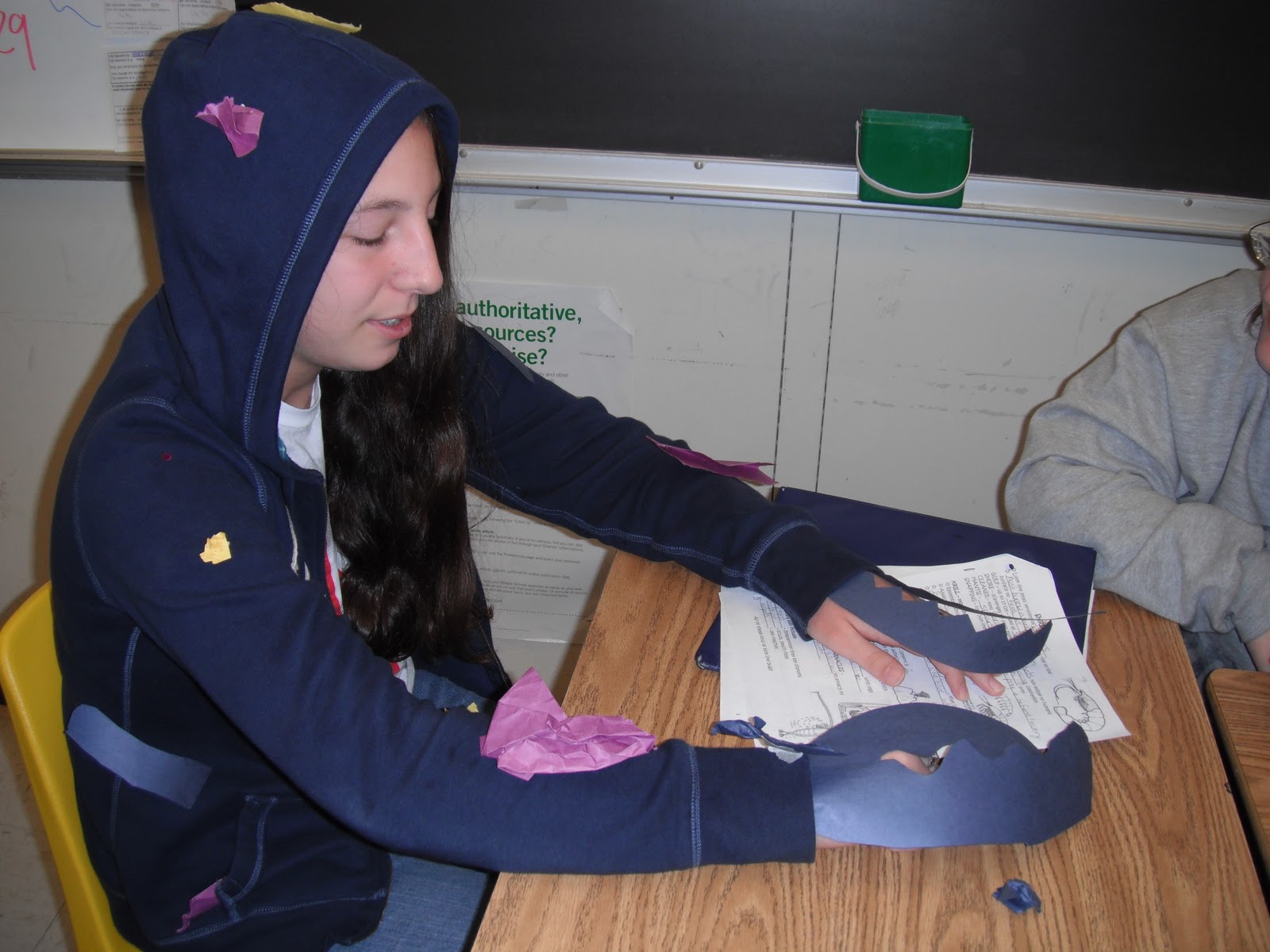 Ms J's Marine Ecology Class: Crustacean and Echinoderm Costumes