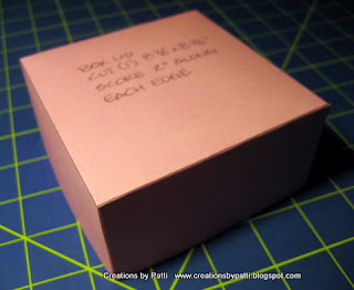 Creations by Patti: Cake in a Box - Tutorial