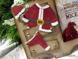 Creations by Patti: 12 Projects: Santa's Wardrobe Card