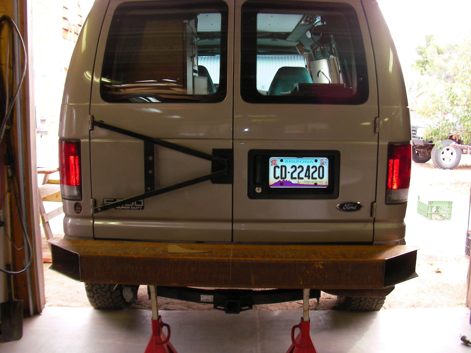 Sportsmobile 4x4: Building a new rear bumper