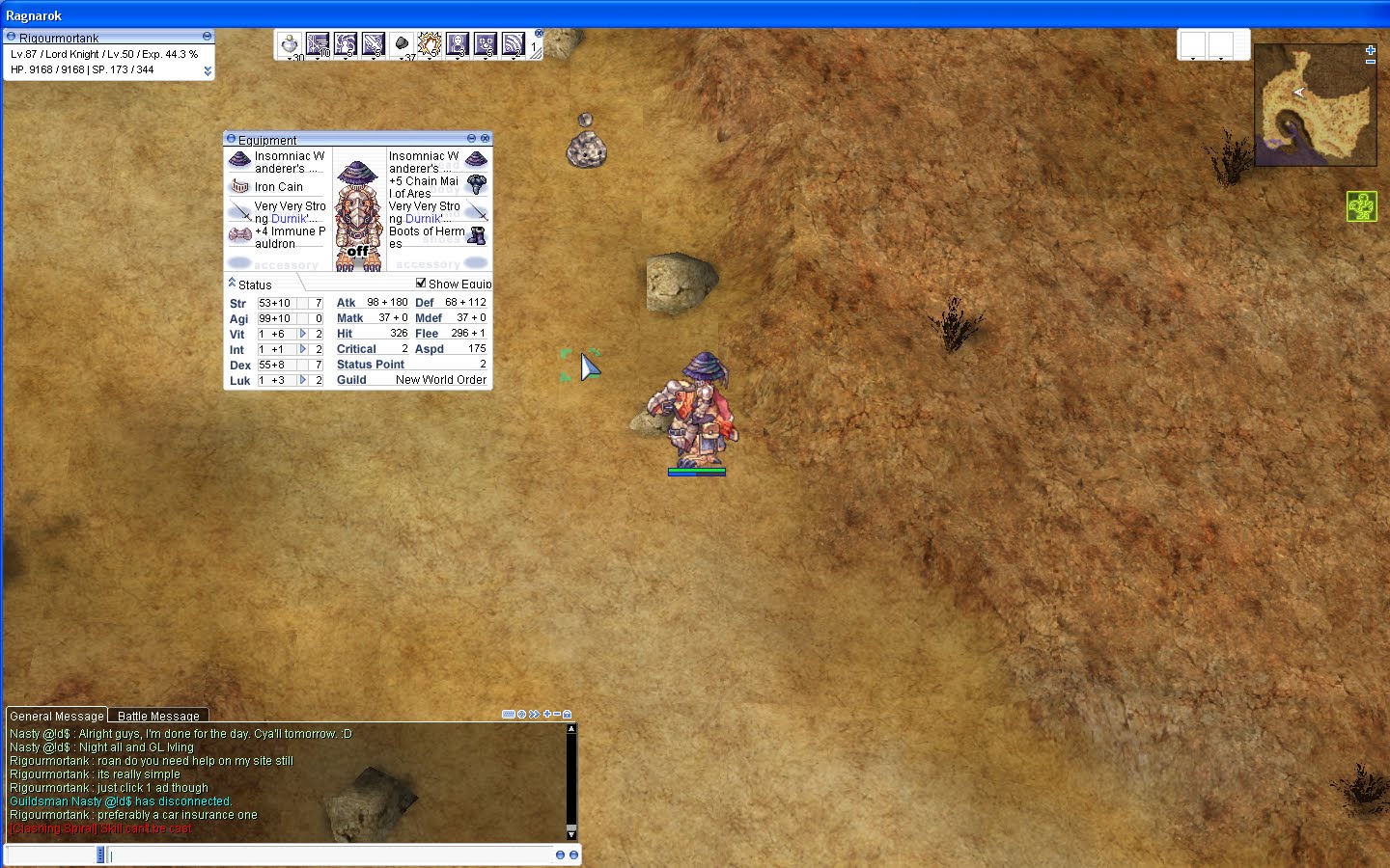 Rigourmortank's iRO Valkyrie Journal