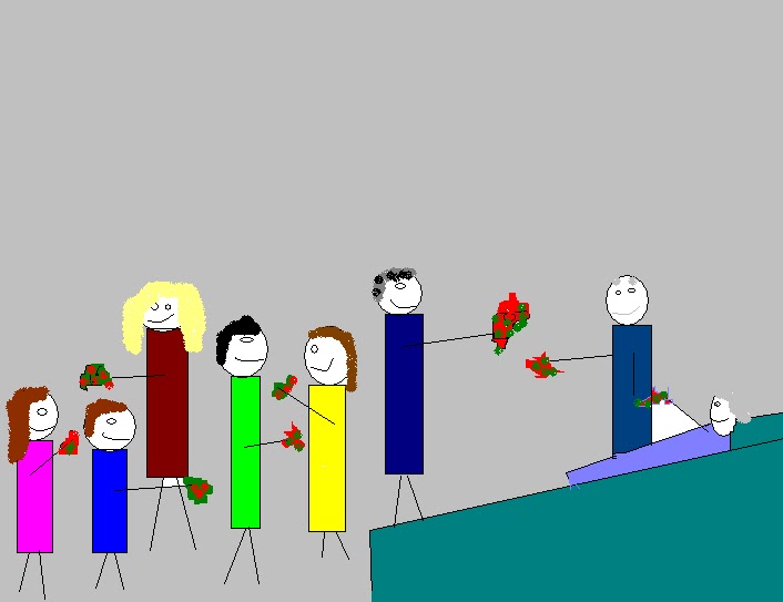 Happy Dance: Annual Wrapping Paper Ball Fight!