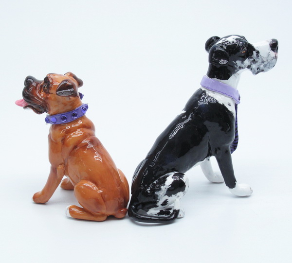 madamepOmmcustomorder: Kristine - Great Dane and Boxer Cake Topper