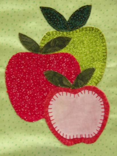 Grandma Sal's Place: Apple border is done
