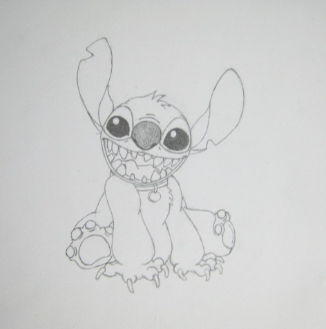 Move with art...: Learn how to draw Stitch...