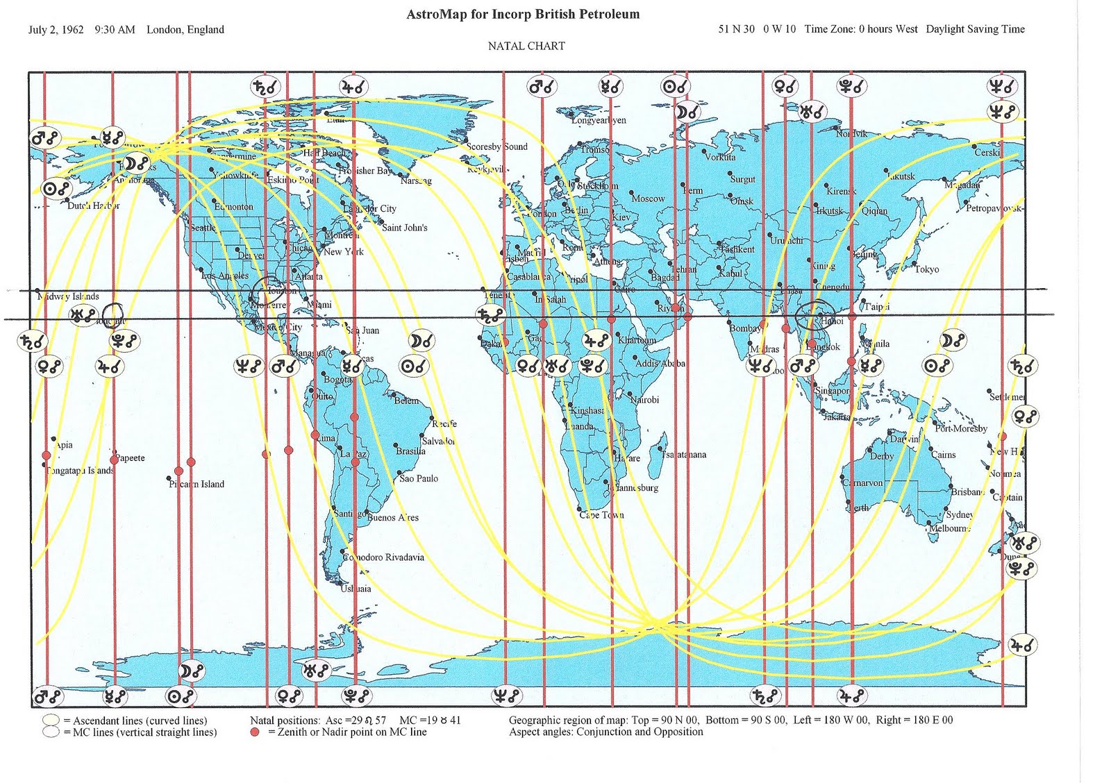 Devine Observations: BP's Chart and Astro-Map