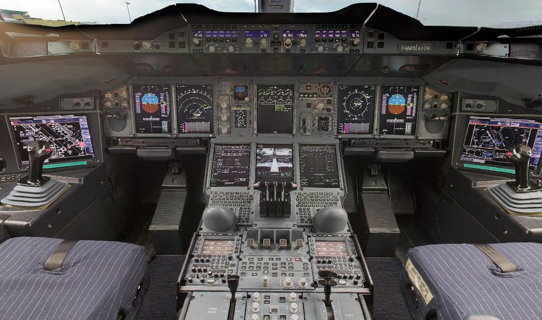 Airbus A380 Cockpit Controls