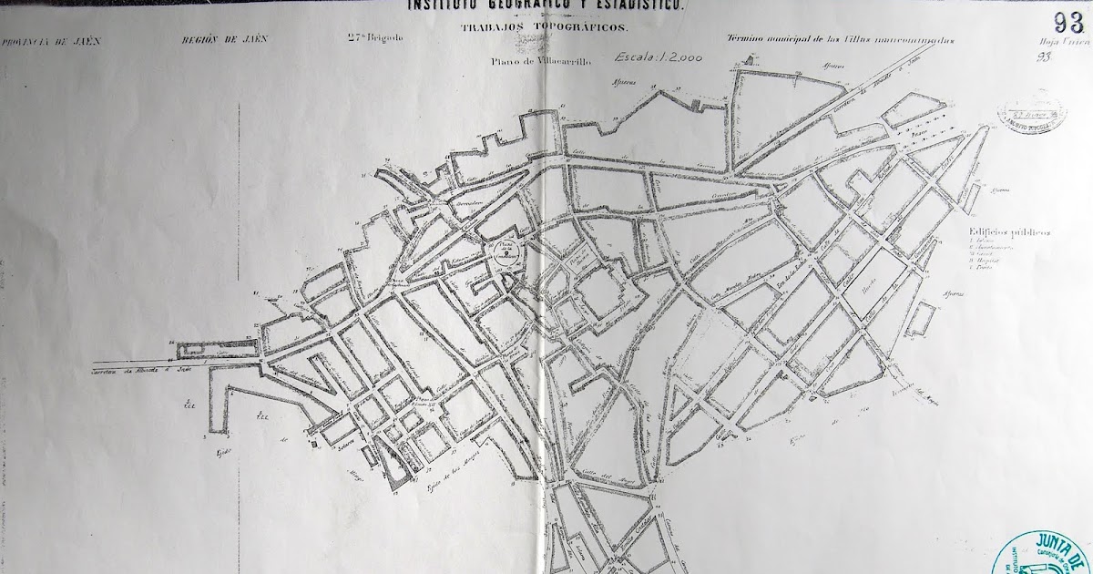 Sebastián Munuera: El mapa más antiguo de Villacarrillo