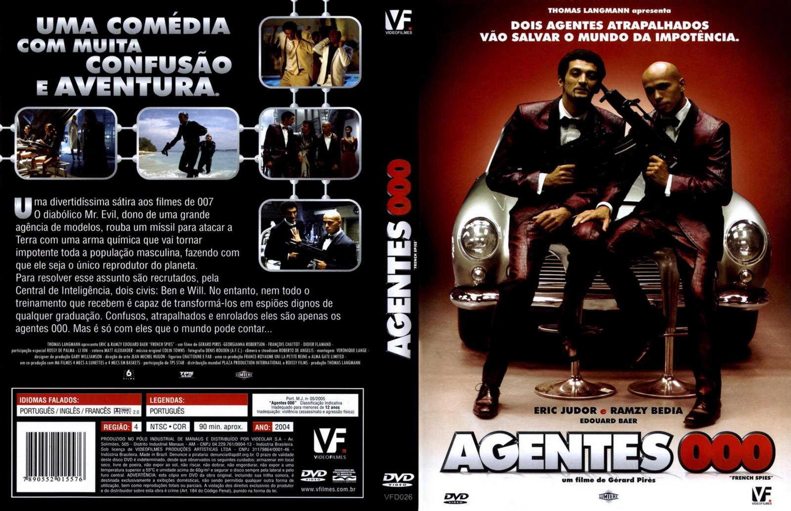 CAPAS DE FILME DE COMÉDIA: Agentes 000