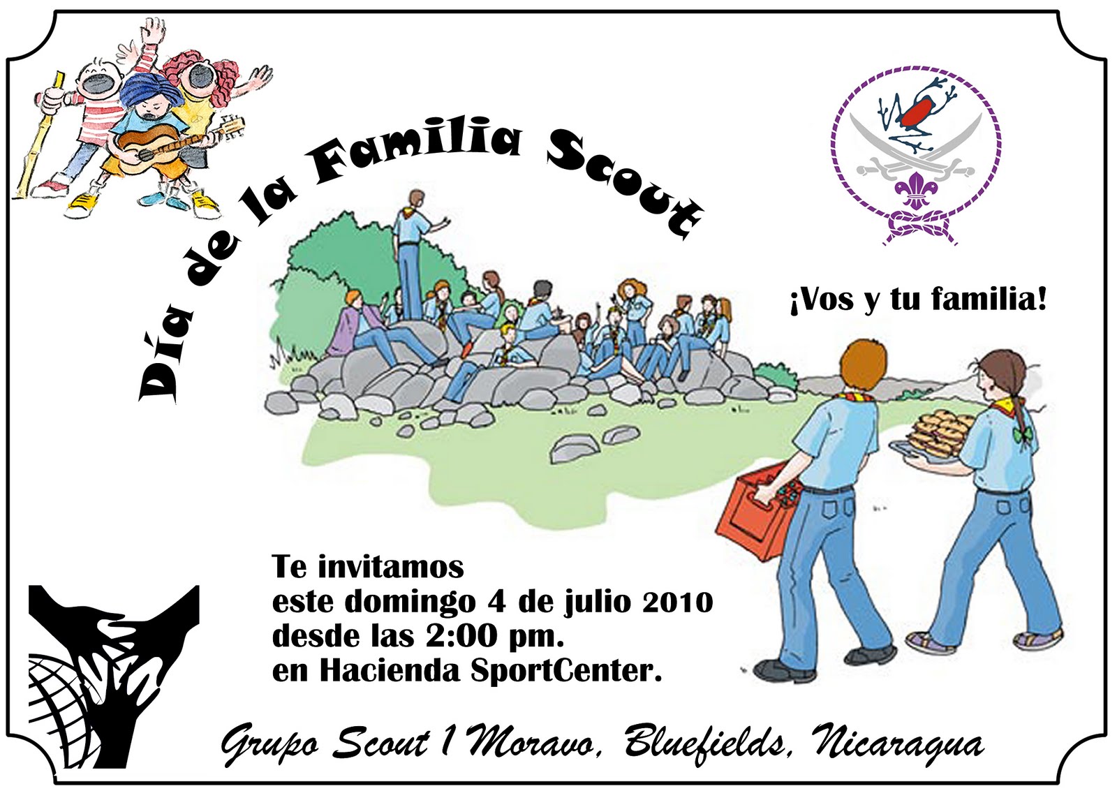 Grupo Scout 1 Moravo: Día de la familia scout