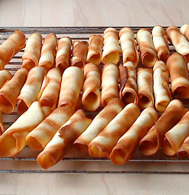 cukrinės svajonės: Sausainiai - Cigarai/BARQUILLOS