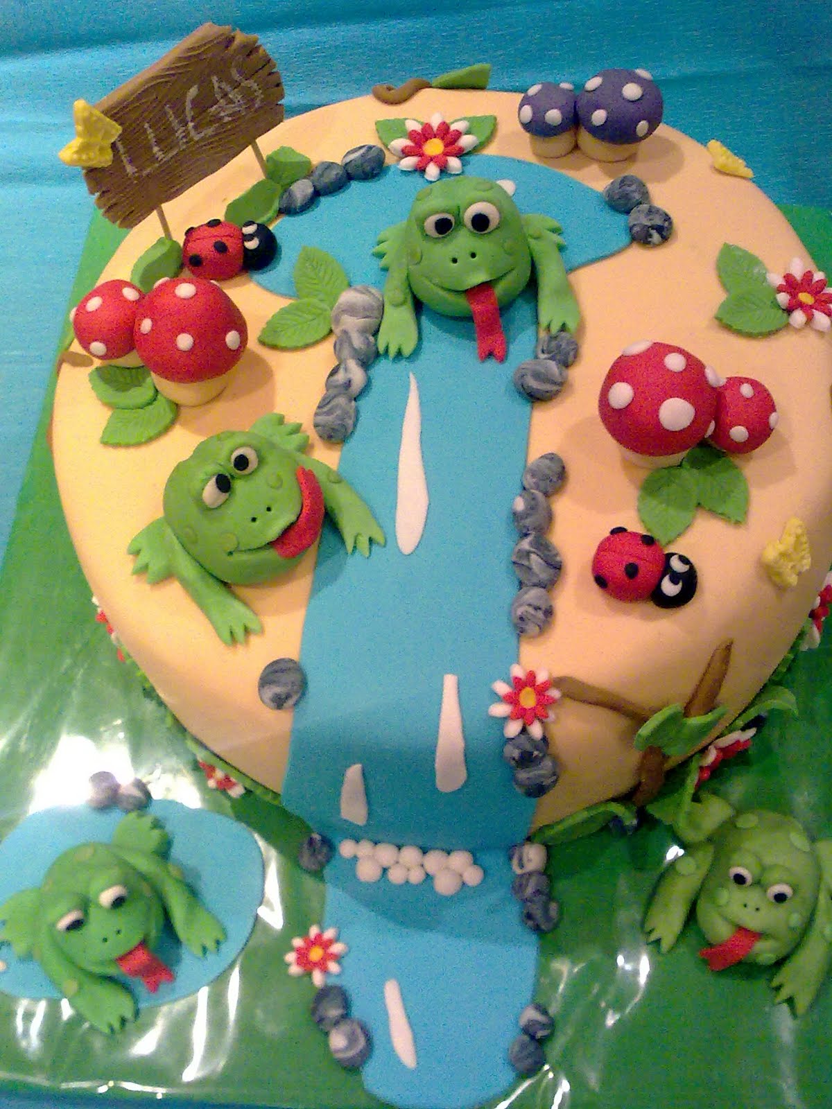 Karma's cakes: Tarta ranas