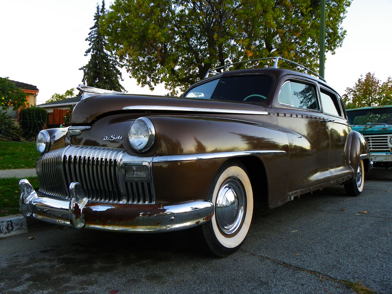 California Streets: San Jose Street Sighting - 1948 DeSoto Custom Suburban