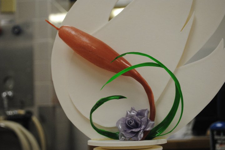 Mike Anthony's Remarkable Cakes: Mother Swan Pastillage Showpiece