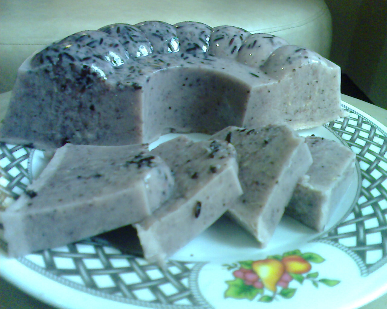 ana's small kitchen: Puding Tapai Ketan Hitam