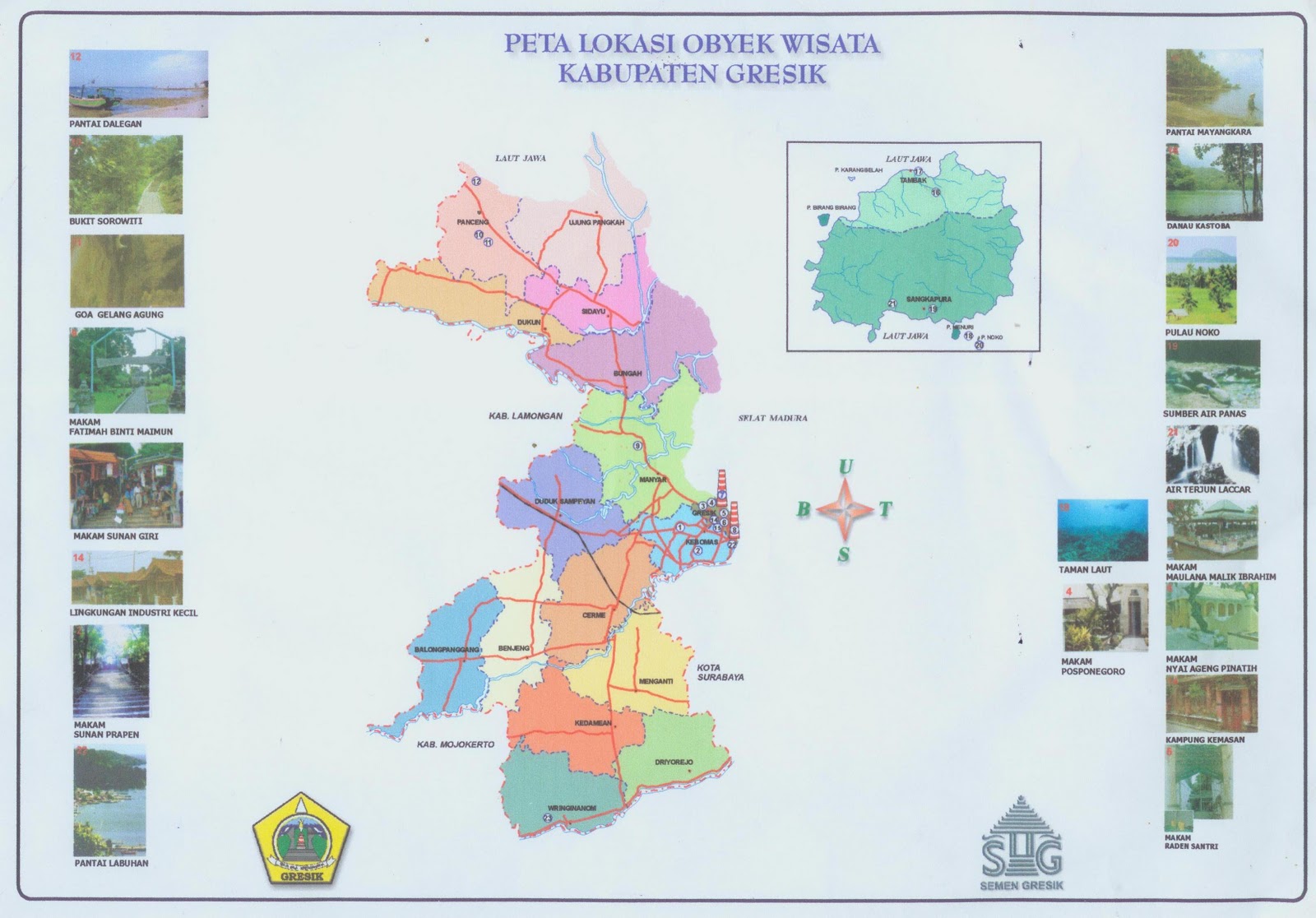 DAPUR KESENIAN GRESIK ( DeKaGe ): Peta Gresik