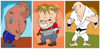 Aaron's Cartoon Gumbo: Character Designs