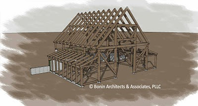 Post and Beam - Timber Frame Blog: Timber Frame Barn