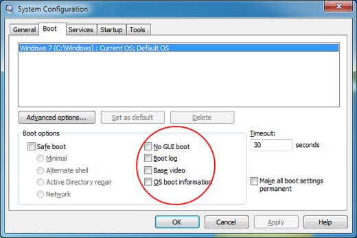 Onlines Tech Tips: Windows 7 Safe Mode – Advanced Boot Options