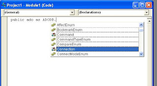 Koneksi Database MS Access dengan ADODB - vb - 'jadul'