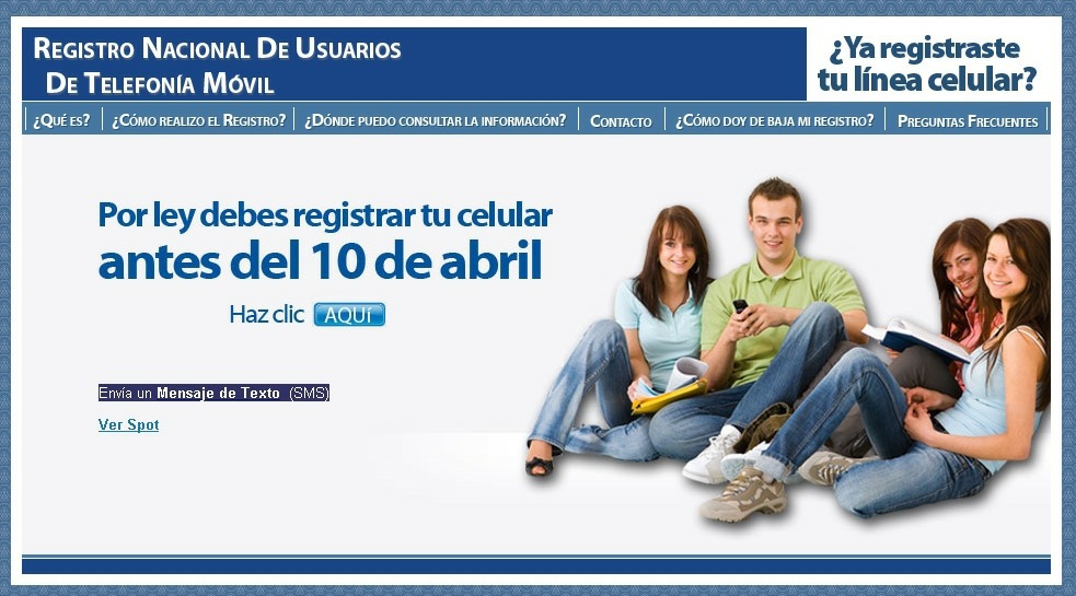 Texto Vivo: Cómo registrar tu ceular de Telcel vía web sin enviar un SMS
