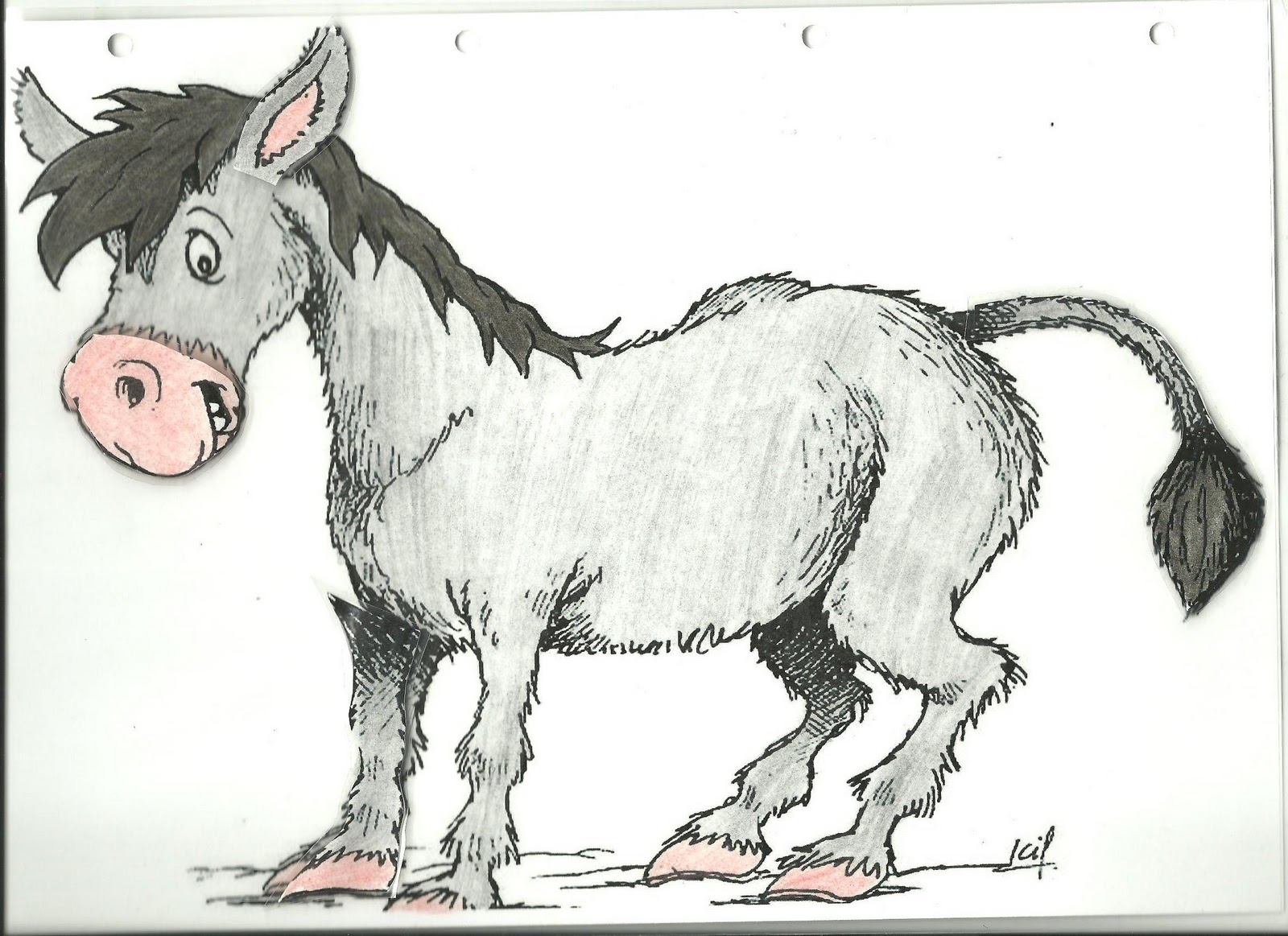 Nuestras dinamicas: PONERLE LA COLA AL BURRO