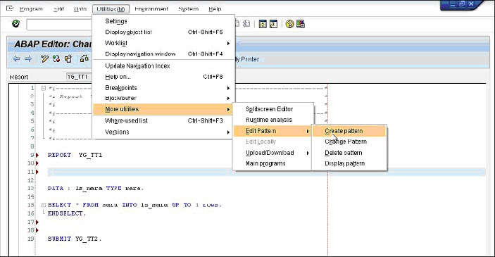 SAP ABAP Technicals: ABAP Patterns