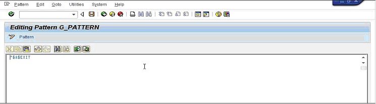 SAP ABAP Technicals: ABAP Patterns