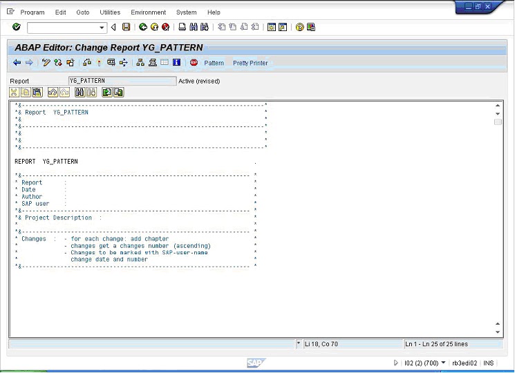 SAP ABAP Technicals: ABAP Patterns